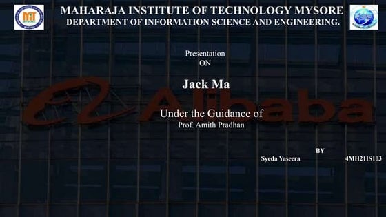 Jack ma powerpoint | PPT