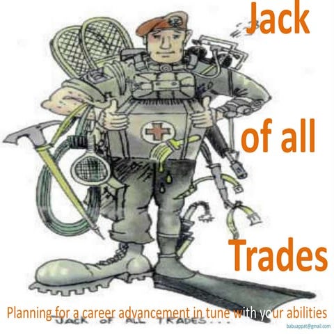 Jack of all trades- Managing the skillset you have | PPTX