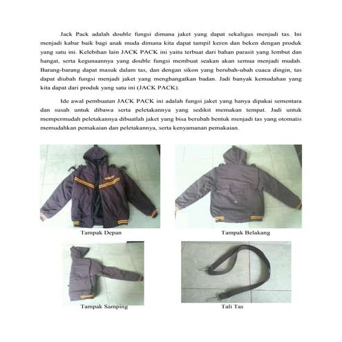 Jack pack double fungsi | DOCX