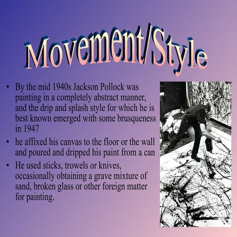 Jackson Pollock | PPT