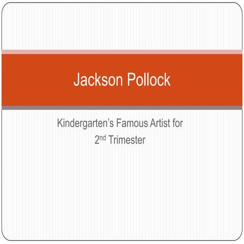 Jackson pollock Art Identification | PPT