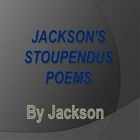 Mikey’s poems | PPTX