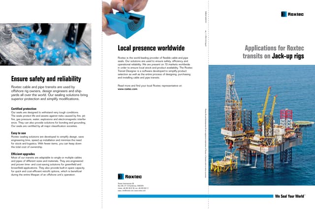 Roxtec MCT - Cable Entry Solutions for Process Industries | PPTX