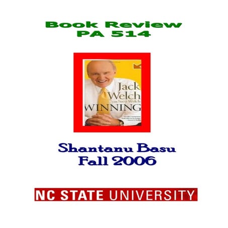 Jack Welch Winning Book Review | PDF