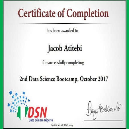 Jacob atitebi dsn cert | PPT