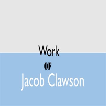 Jacob clawsonport | PPT