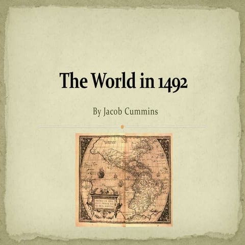 The World in 1492 | PPTX