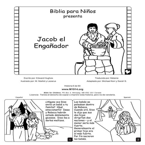 Jacob the deceiver spanish cb6 | PDF