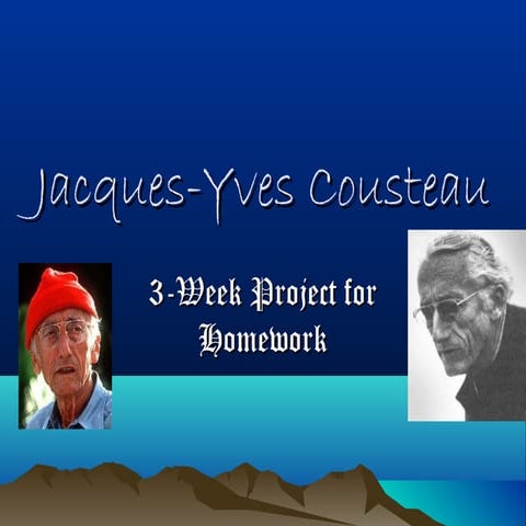 Jacques cousteau | PPT