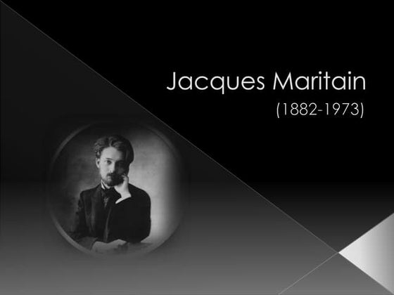 Jacques Maritain | PPT
