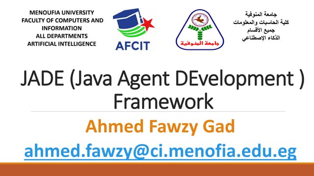 Simple Introduction To Jade Java Agent Development Framework Pdf 8204