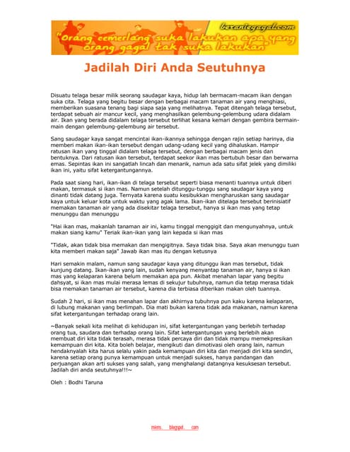 The Clever Fish ~ A Children's Story with Life Lessons (English & Malay).pptx