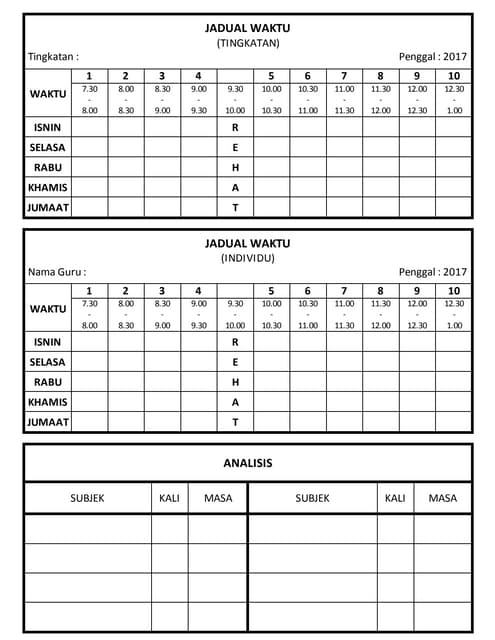 1. jadual modul 1 ts25 4.0 2019 | PPT