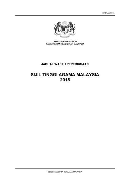 Tips Awal Peperiksaan exam PTD | PDF