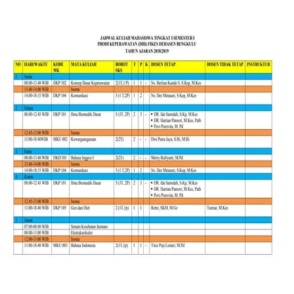 JADWAL KULIAH MAHASISWA baruuuuuuuu.docx
