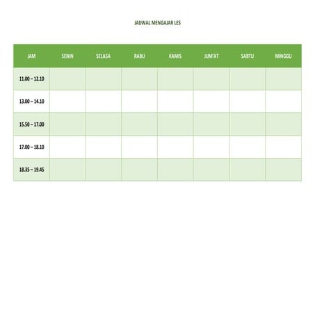 CONTOH JADWAL MENGAJAR LES.docx