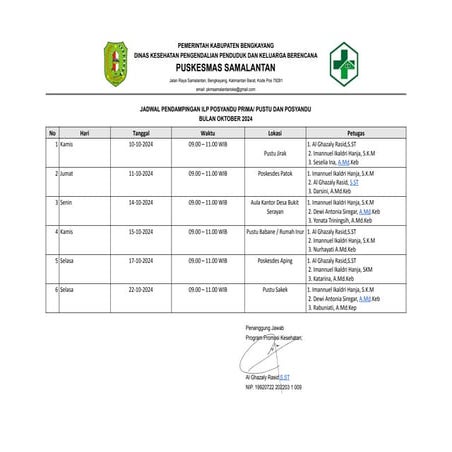 Jadwal Pendampingan ILP Pustu Posyandu Oktober.pdf