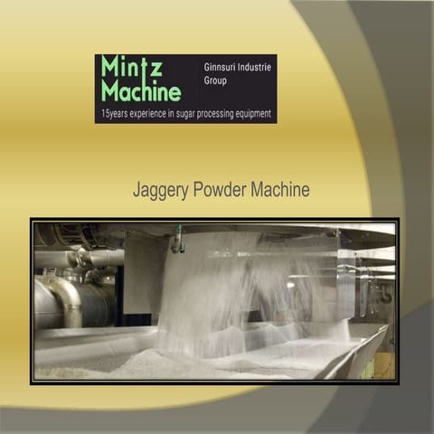 Jaggery powder machine | PPSX