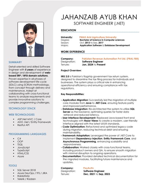 Software Engineer C Net Core Mvc Webapi Microservices Cqrs