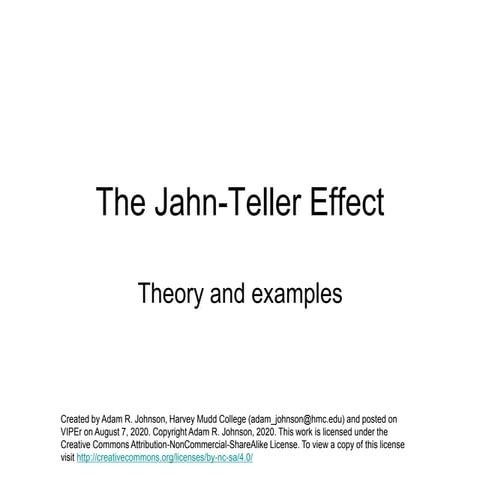 Jahn Teller effect LO_0.ppt