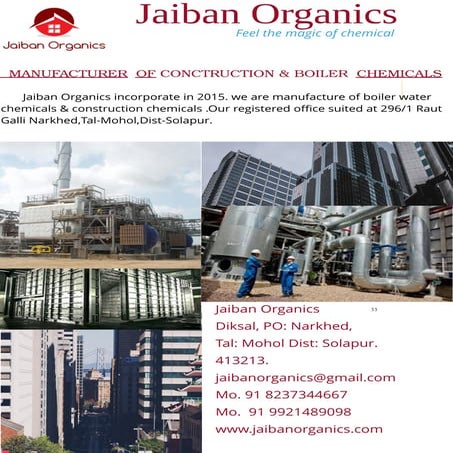Jaiban organics brochure | PDF