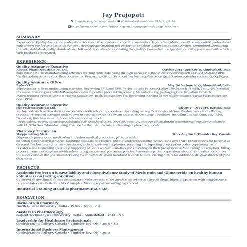 Jai_Prajapati_Resume | PDF