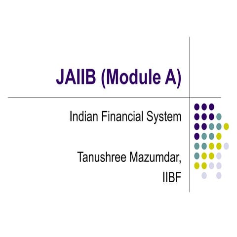 Jaiib ifs module_a | PPT