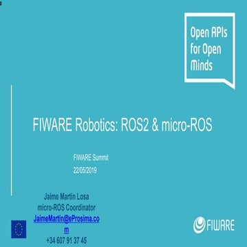 FIWARE Robotics: ROS2 & micro-ROS | PPTX