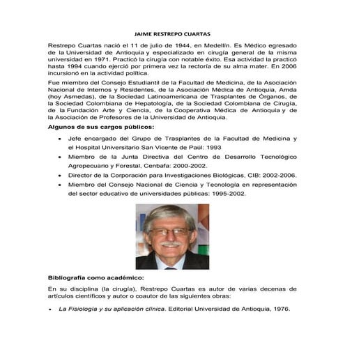 Jaime restrepo cuartas | PDF