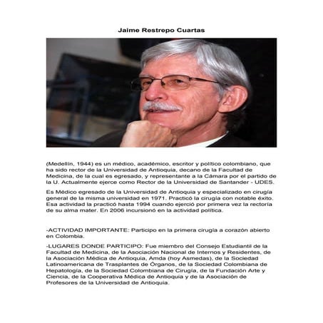 Jaime restrepo cuartas | PDF