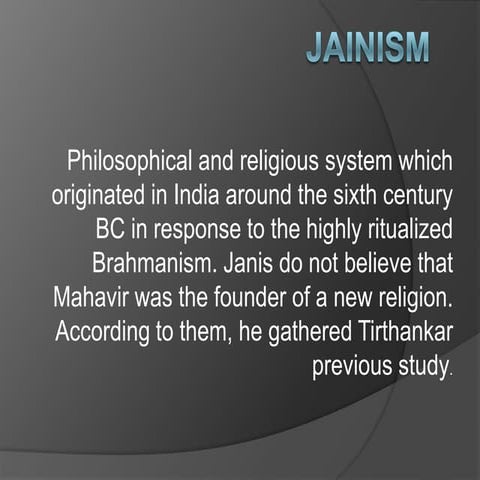 Jainism | PPTX