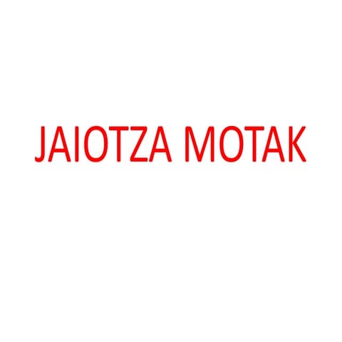 Jaiotza motak | PPTX
