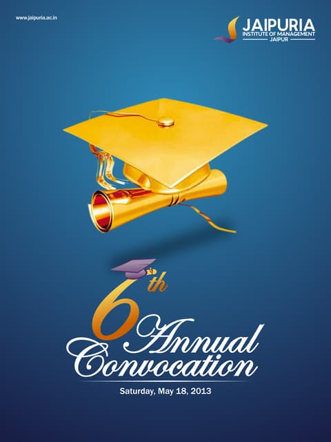 Lucknow Convocation Souvenir | PDF | Graduation | Personal Celebrations & Life Events