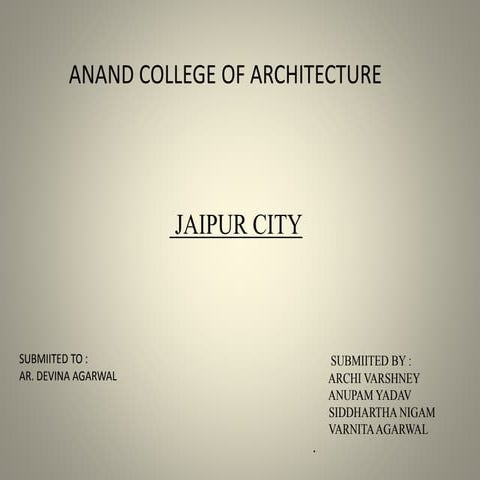 Jaipur new | PPTX