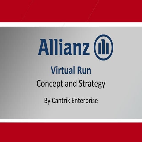 Allianz Virtual Run Concept | PPT
