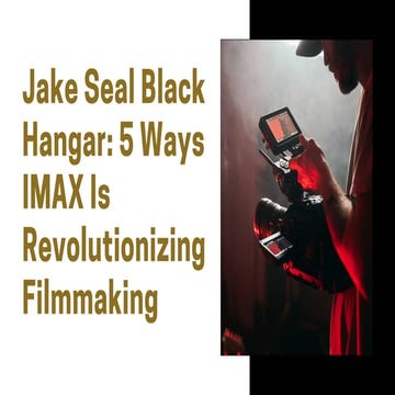 Jake Seal Black Hangar Share 5 Studio Filming Creative Advantages | PPTX