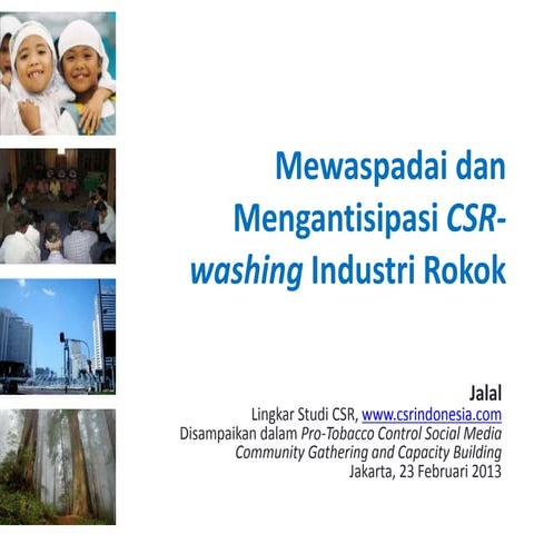 CSR Washing Industri Rokok | PDF