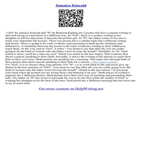 Jamaica Kincaid Essay Pdf