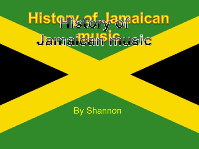 Jamaican Culture | PPTX | Reggae | Music