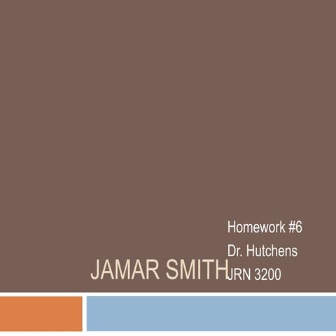 Jamar smith 6 | PPT