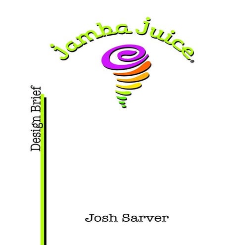 Jamba Juice Design Brief and Campaign | PDF