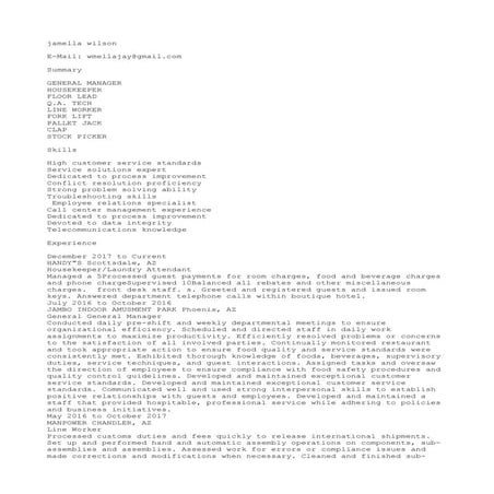 Jamella wilson resume 1 | TXT