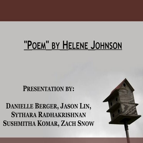 Poetry Presentation | PPT