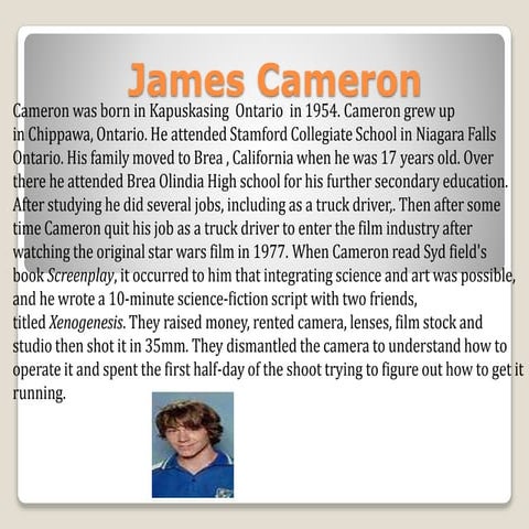 James cameron | PPT