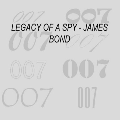 James bond | PPT