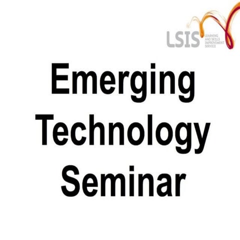 Emerging Technologies Seminar | PPT