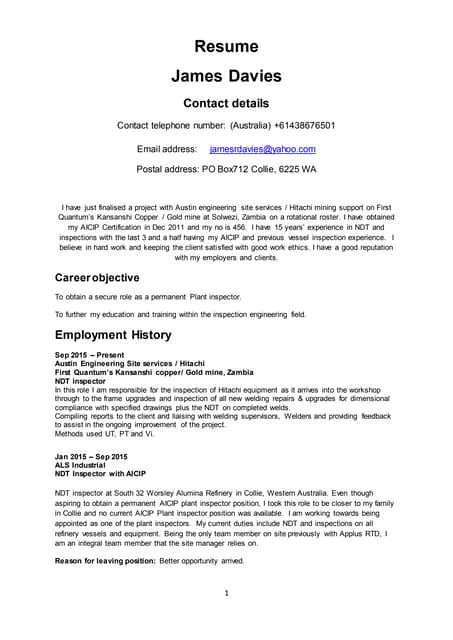 George's Resume | PDF