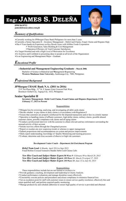 JOHN TUZON CAILAO Resume | PDF