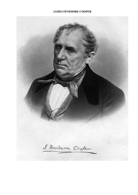 James Fenimore Cooper | PPTX | Fiction | Books and Literature
