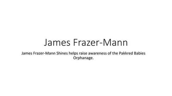 JAMES FRAZER-MANN | PPT